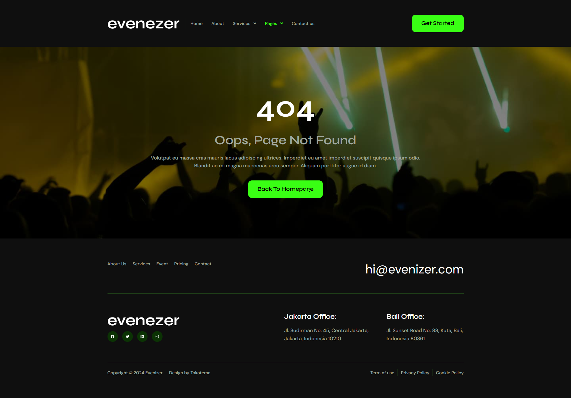 Evenizer - Event Organizer Elementor Template Kit by Tokotema | ThemeForest